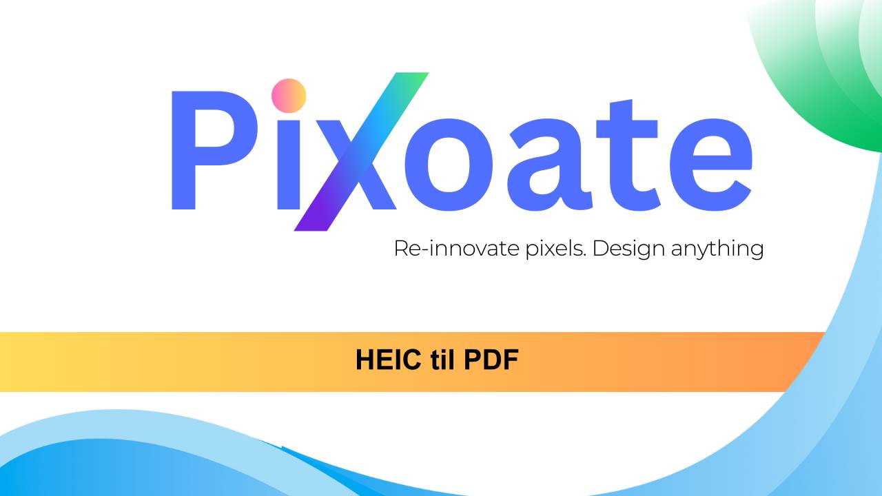 HEIC til PDF - Konverter iPhone HEIC Fotos til PDF gratis